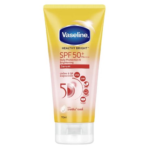 Boots, Vaseline Healthy Bright SPF 50+ PA++++ Sun+Pollution Protection ...