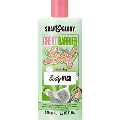 Boots, Soap & Glory Great Barrier Leaf Refreshing Body Wash 500Ml