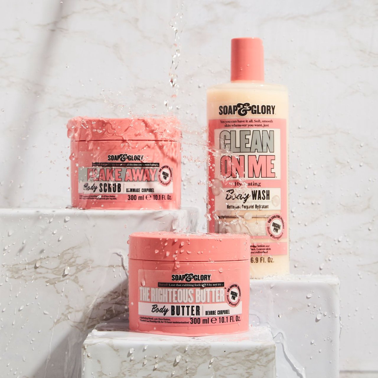 Boots, Soap & Glory CLEAN ON ME hydrating Body Wash 500 ml