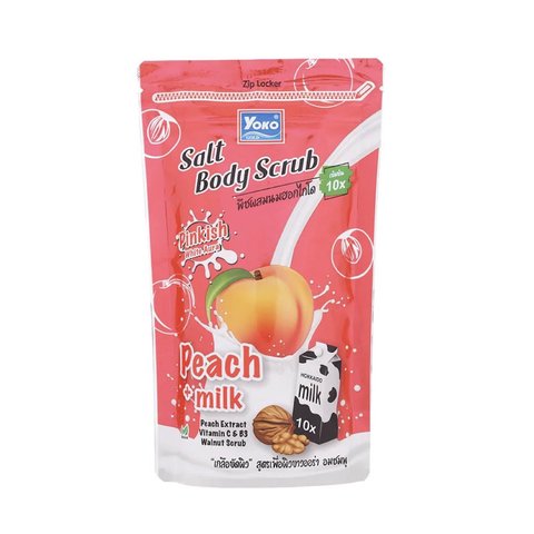 Boots, Yoko Gold Salt Body Scrub Peach Plus Milk 350 g